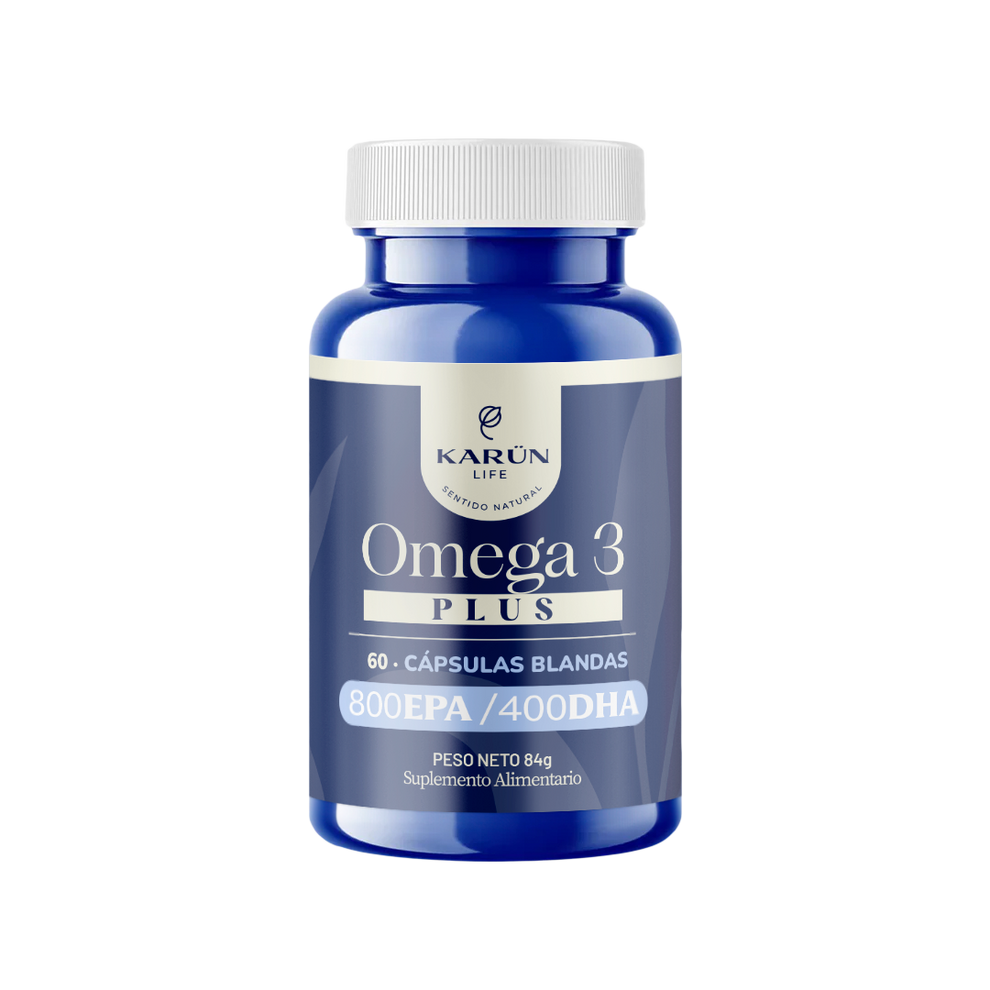 Omega 3 Plus 800 EPA y 400 DHA 60 Cápsulas