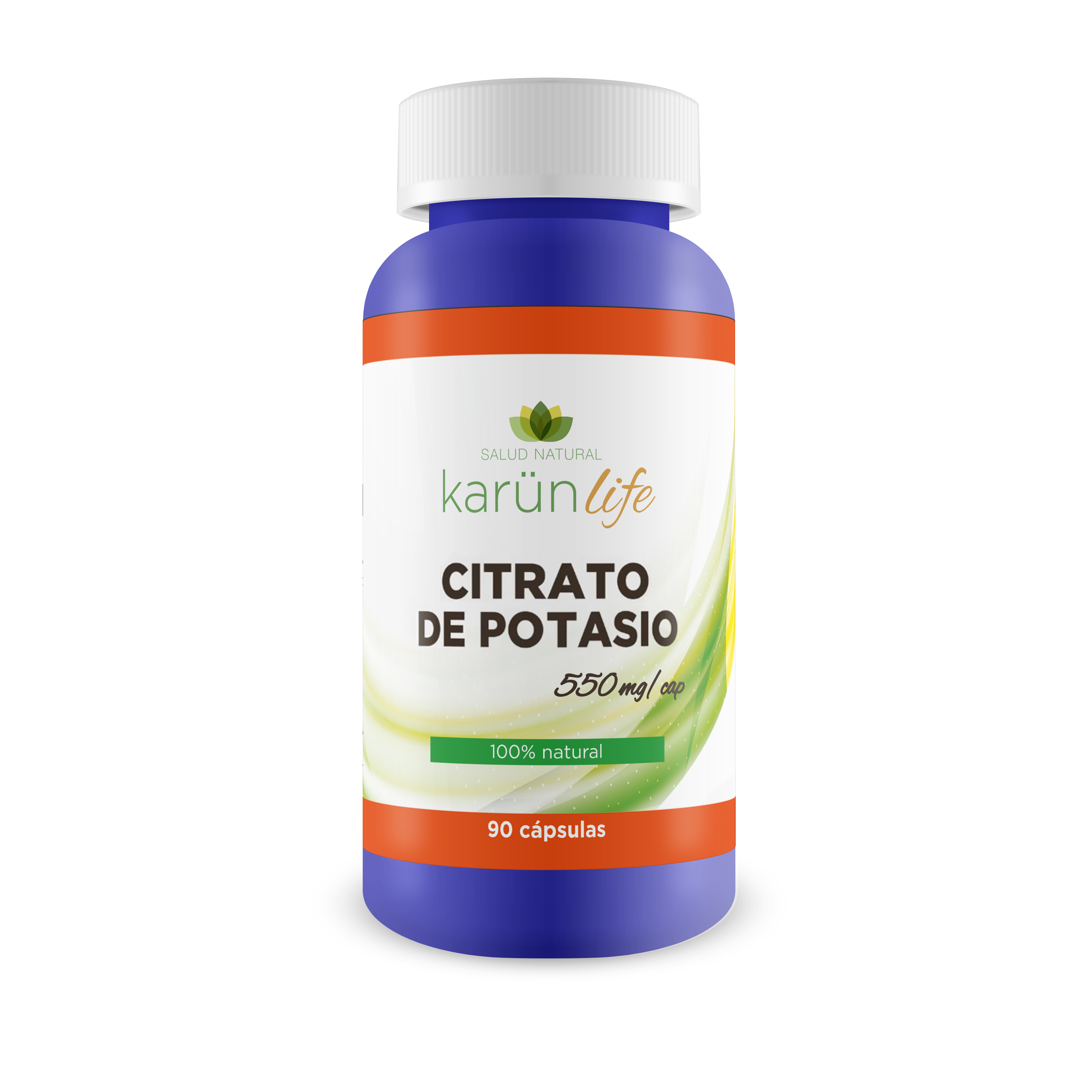 Citrato De Potasio 90 Capsulas 550 Mg