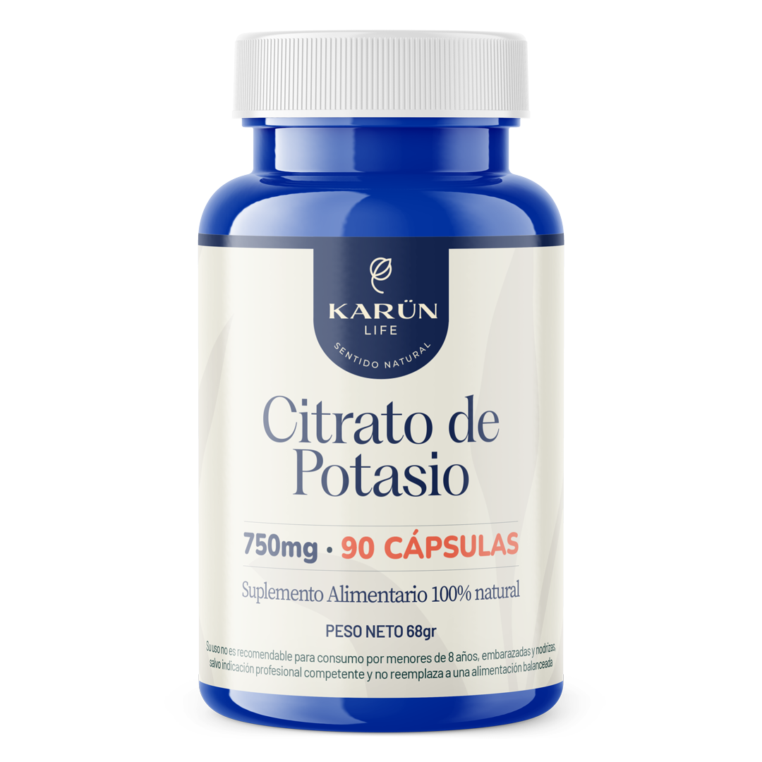 Citrato De Potasio 90 Capsulas 750 Mg