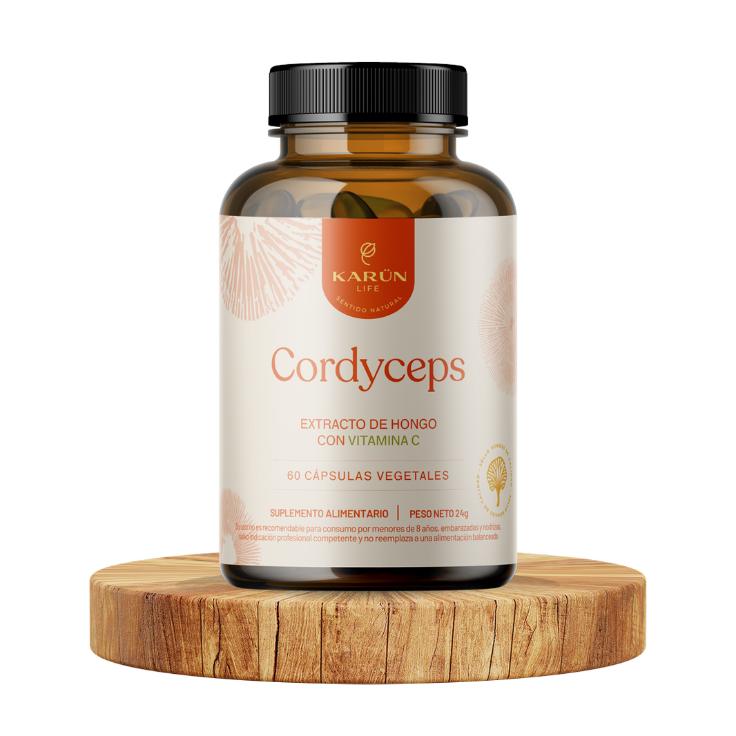 Cordyceps + Vitamina C 60 Cápsulas | Karun Life
